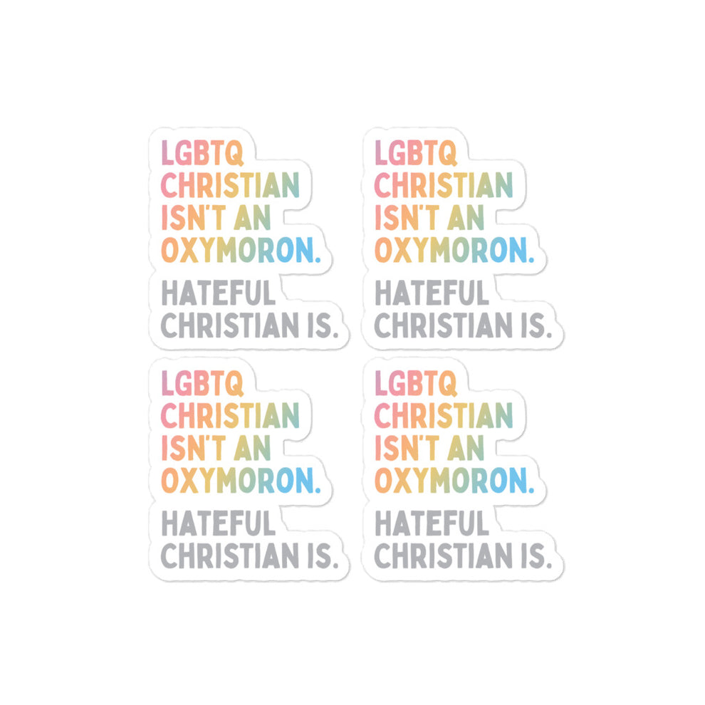 Oxymoron - 4 Sticker Pack – Pavlovitz Design