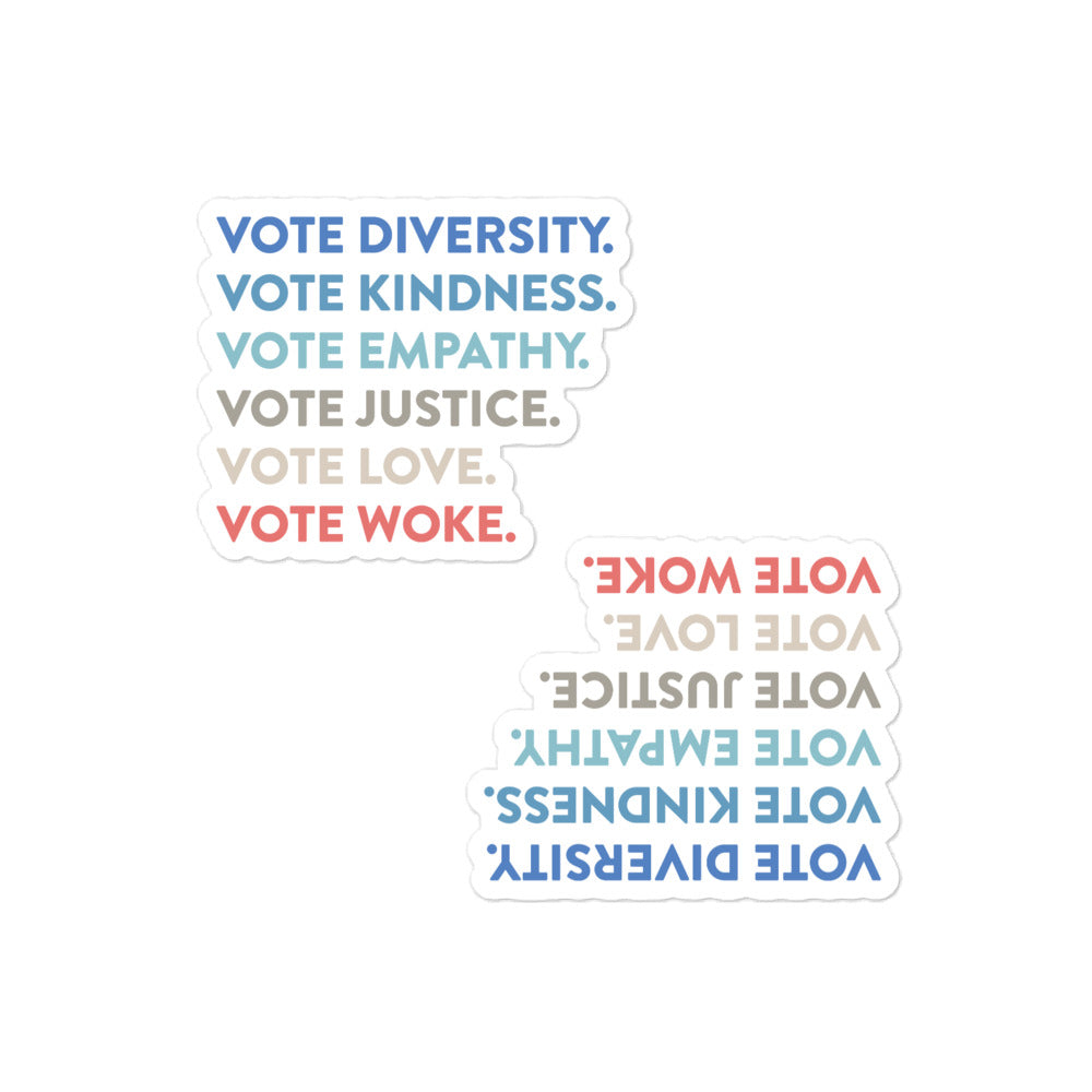 Voting Values - 2 Sticker Pack – Pavlovitz Design