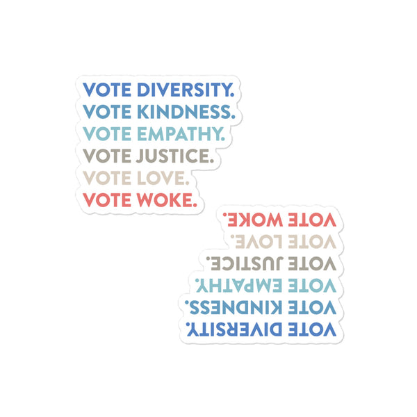 Voting Values - 2 Sticker Pack – Pavlovitz Design