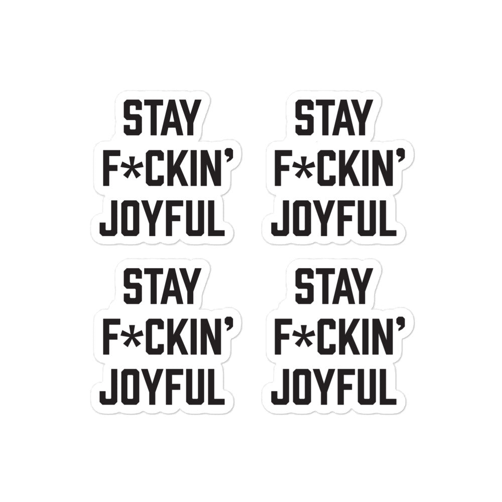 Stay Joyful - 4 Sticker Pack – Pavlovitz Design