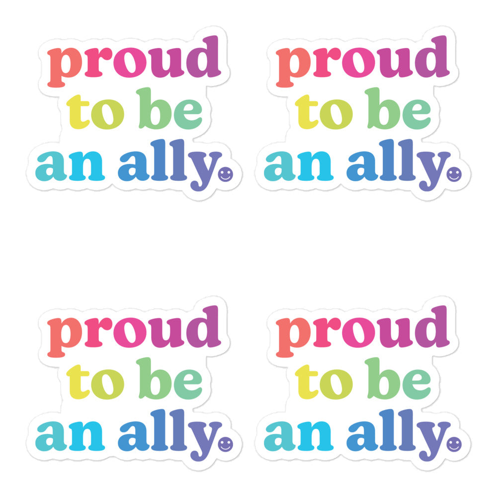 Proud to Be an Ally - 2 Sticker Pack – Pavlovitz Design